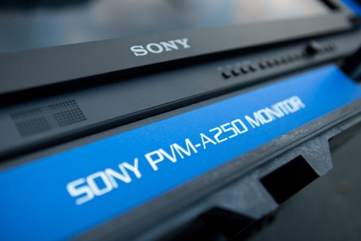 Sony A250 Monitor Case (BLUE overlay) - Jason Cases