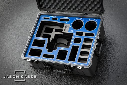 Sony FX6 Case (BLUE overlay) - Jason Cases